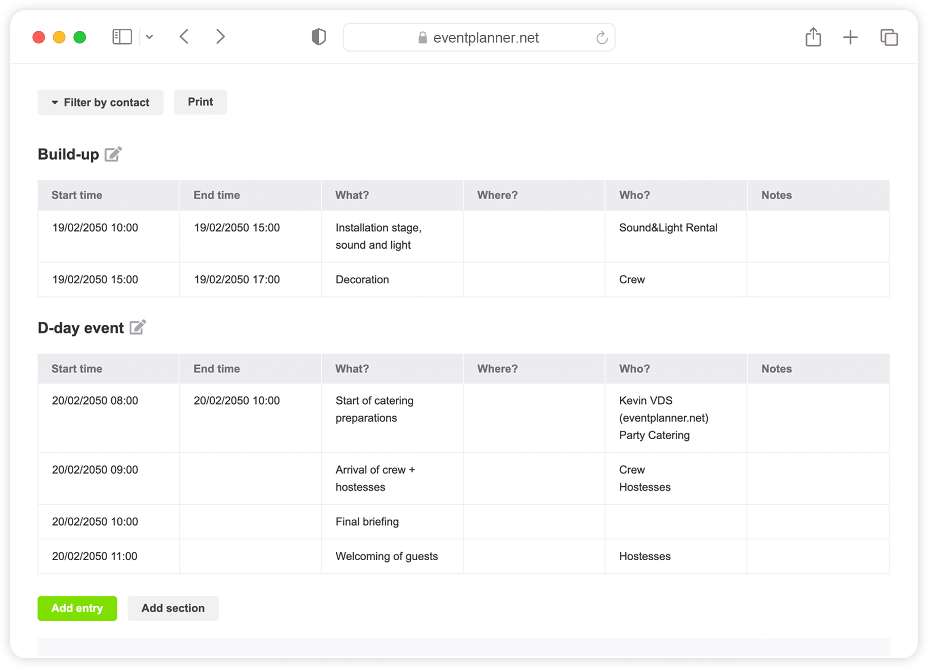 Event planning software | eventplanner.nl